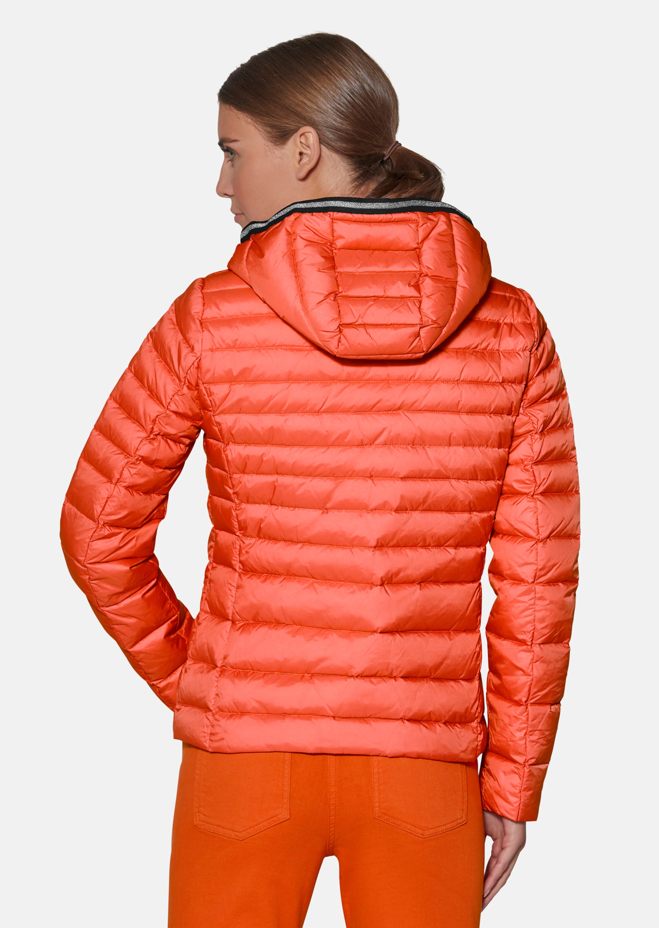 Leichte Steppjacke in koralle | MADELEINE Mode