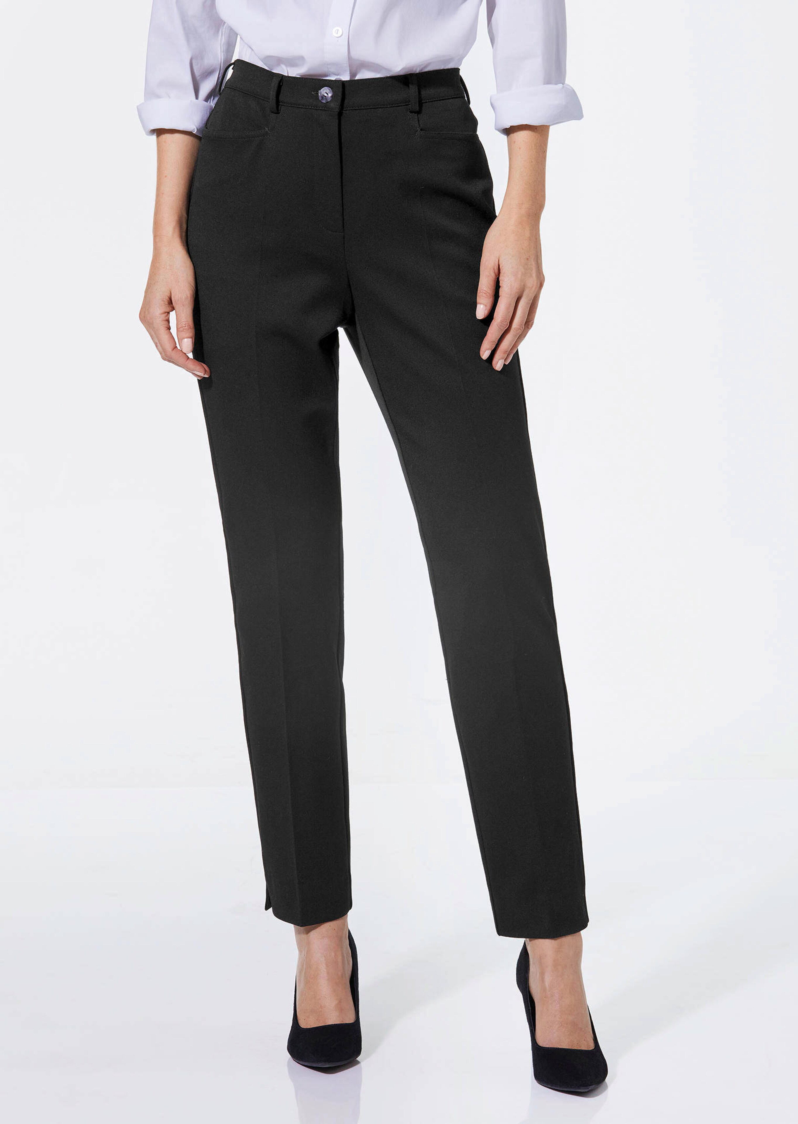 Elastische broek Adelina van Scheiter in zwart | atelier GOLDNER