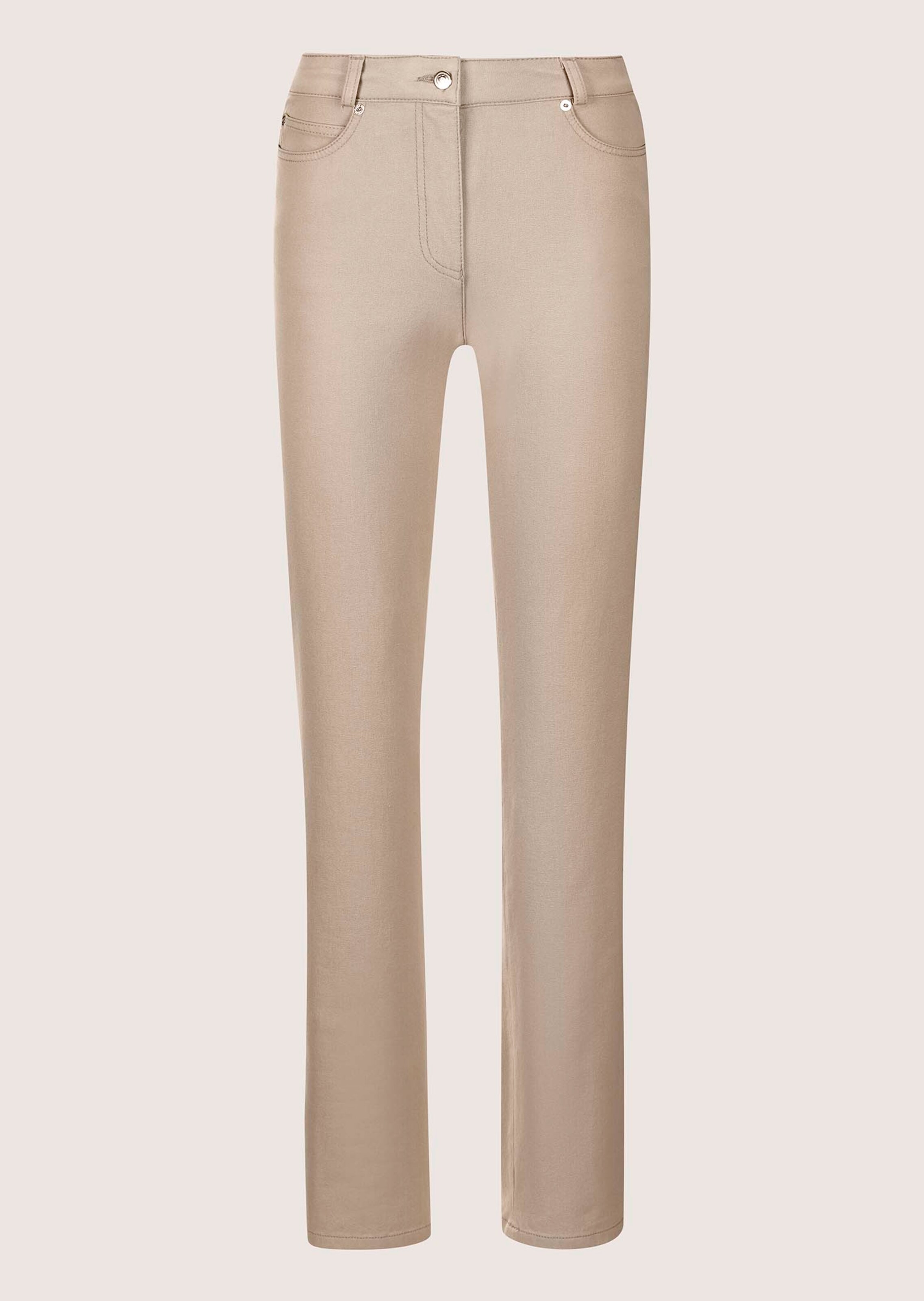 M-jeans with logo decoration in berber | MADELEINE Fashion