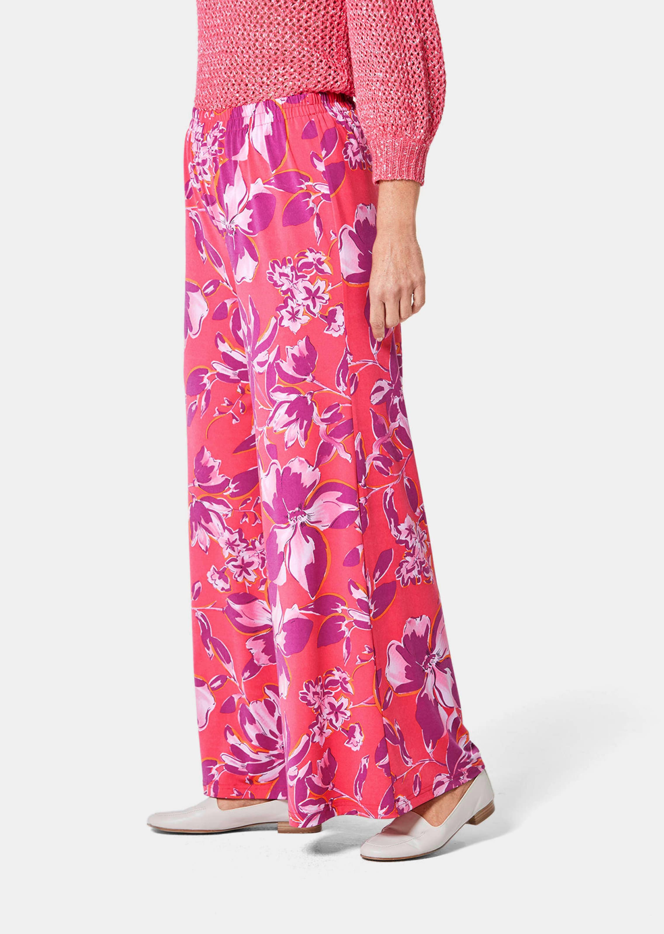 Palazzo-Hose mit sommerlichem Druck | atelier GOLDNER