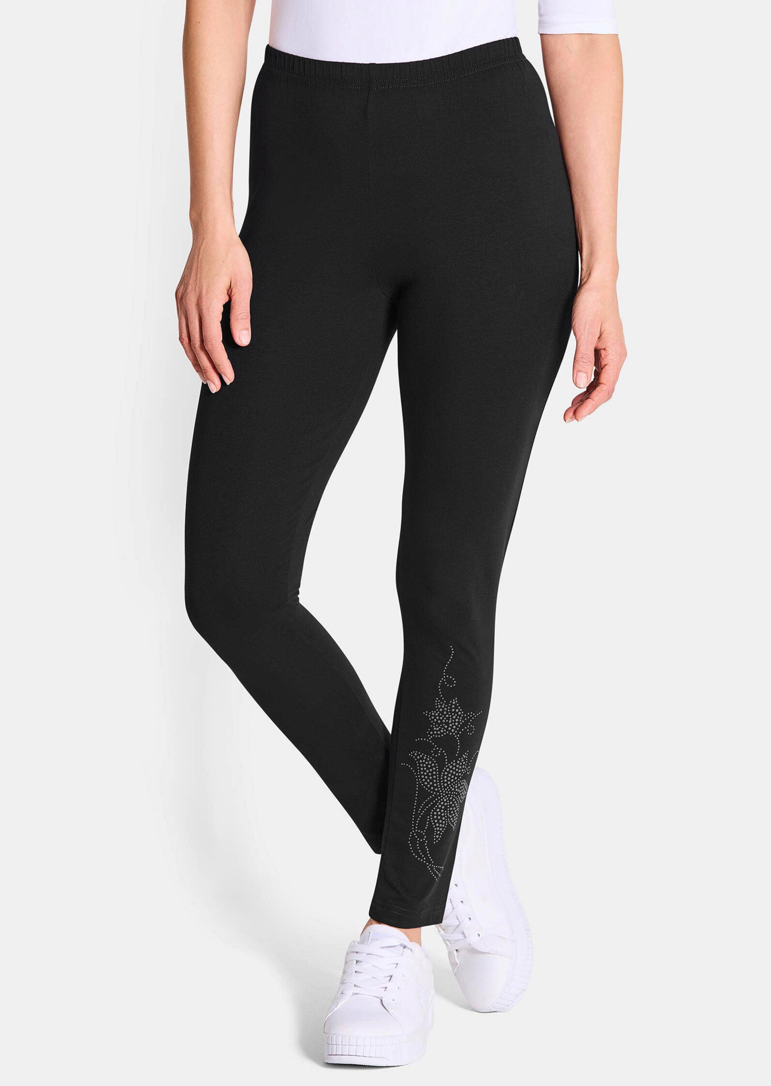 Leggings in a double pack in black | MADELEINE Fashion
