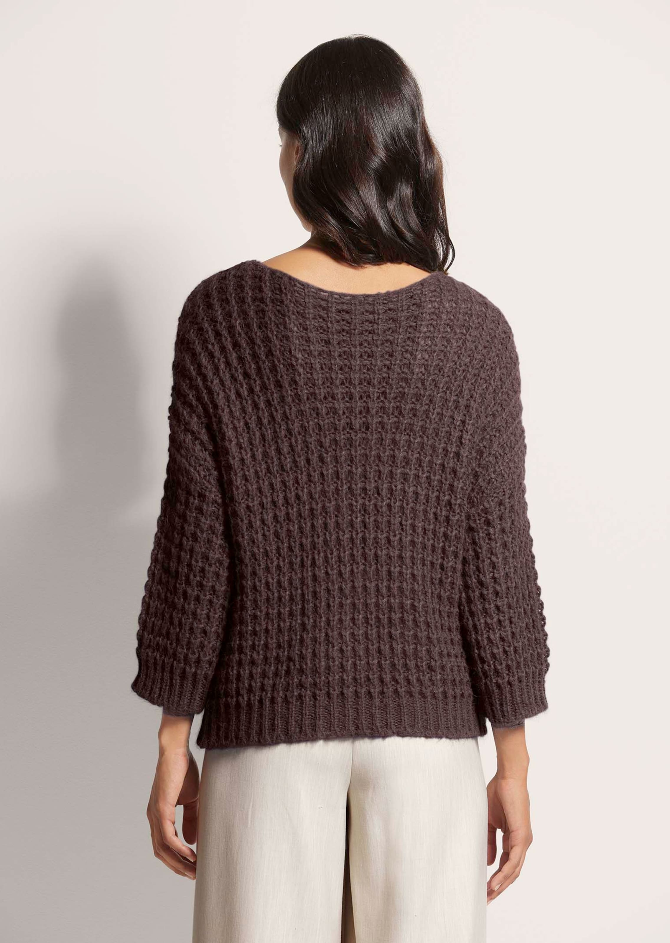Pullover im Boxy-Style in braun | MADELEINE Mode