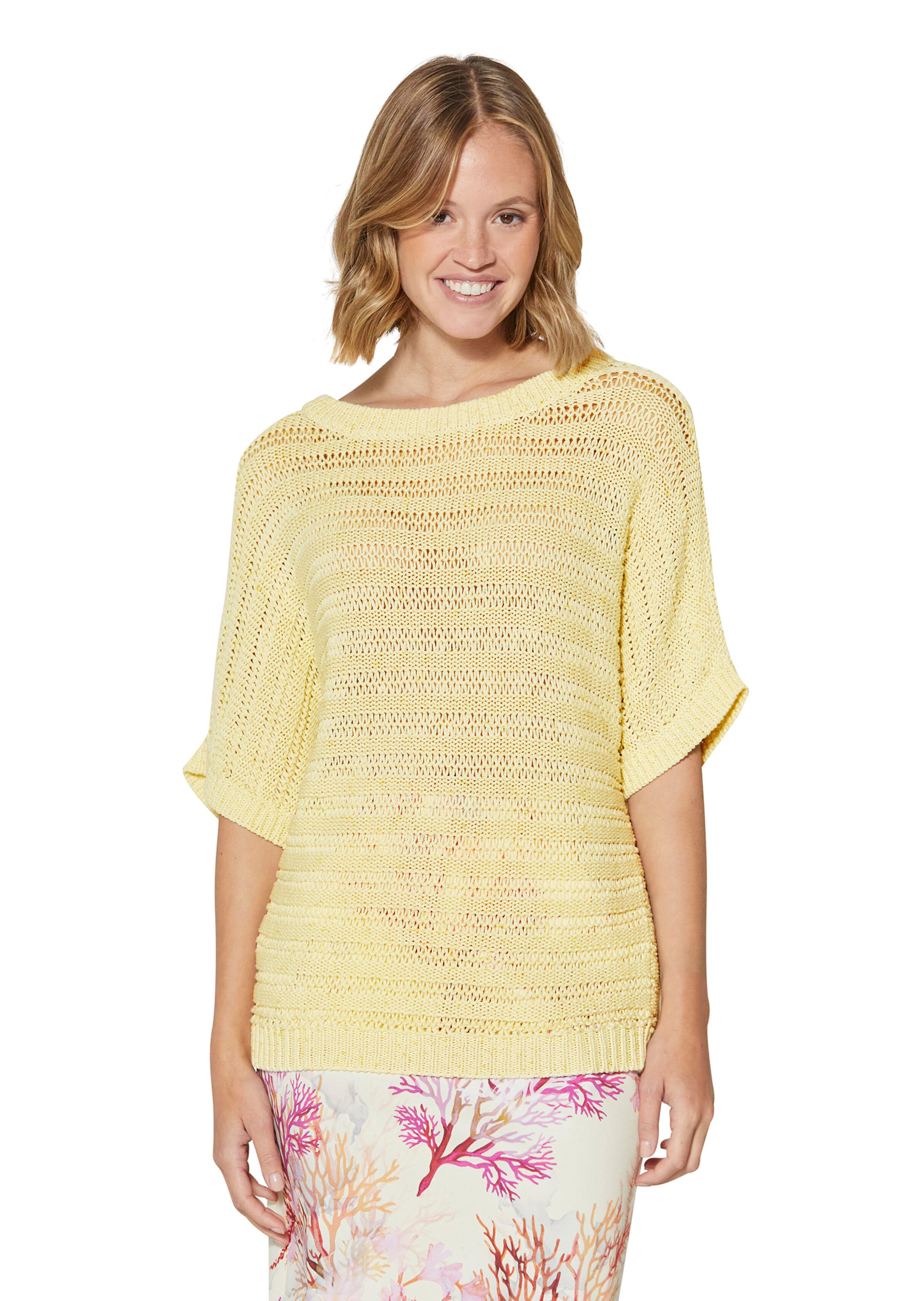 Leichter Sommerpullover in vanille | MADELEINE Mode