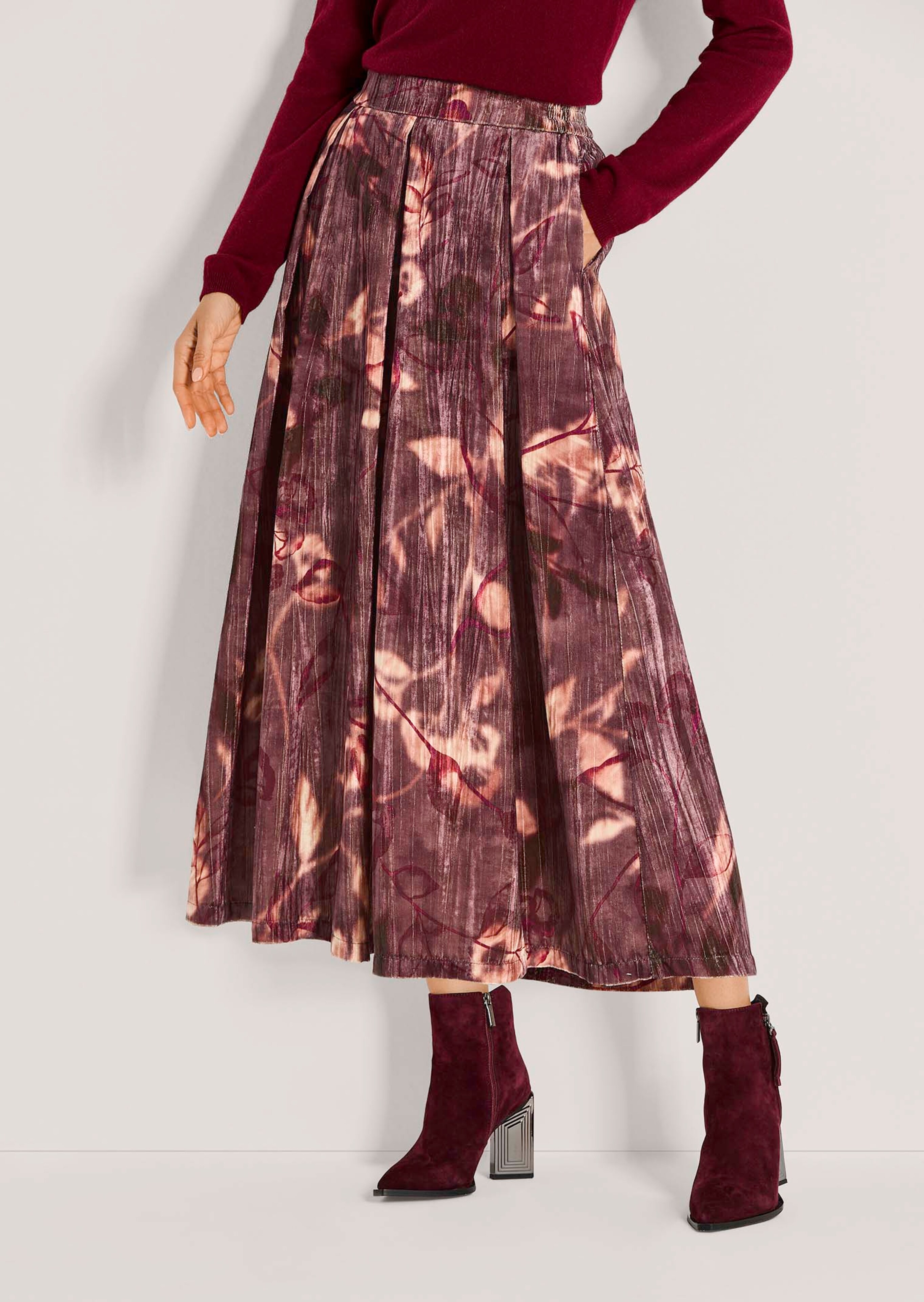 Rok in braam / meerkleurig | MADELEINE Mode