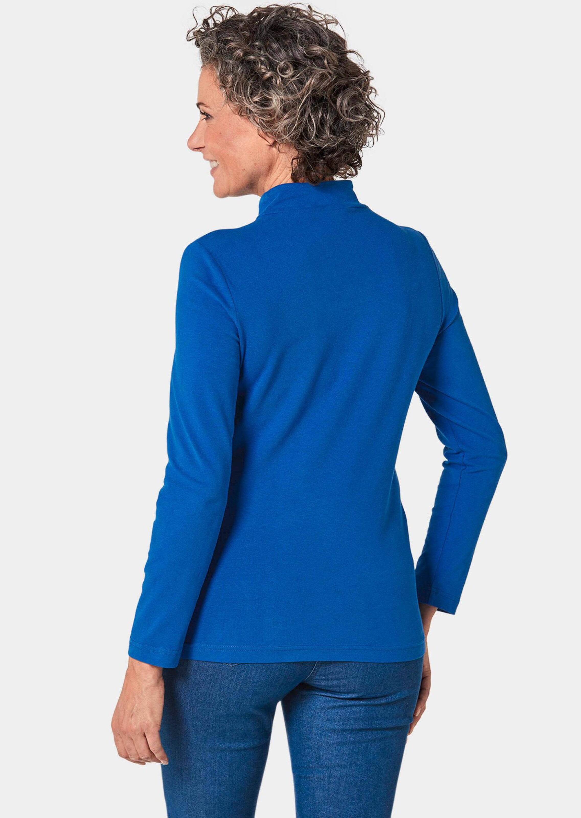 Stehkragenshirt mit Langarm | atelier GOLDNER