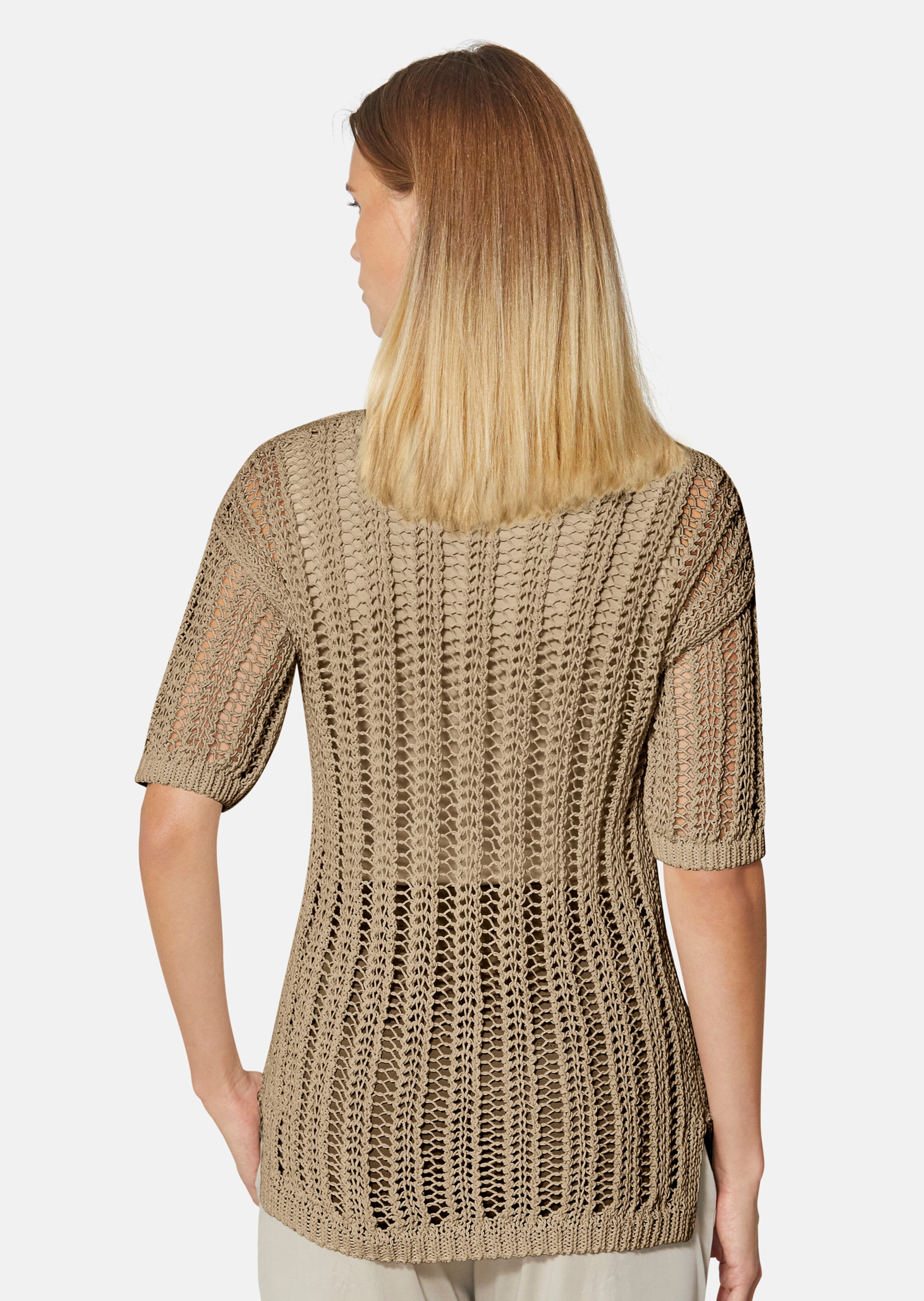 Jumper with long cuffs in dunkelsahara | MADELEINE Fashion