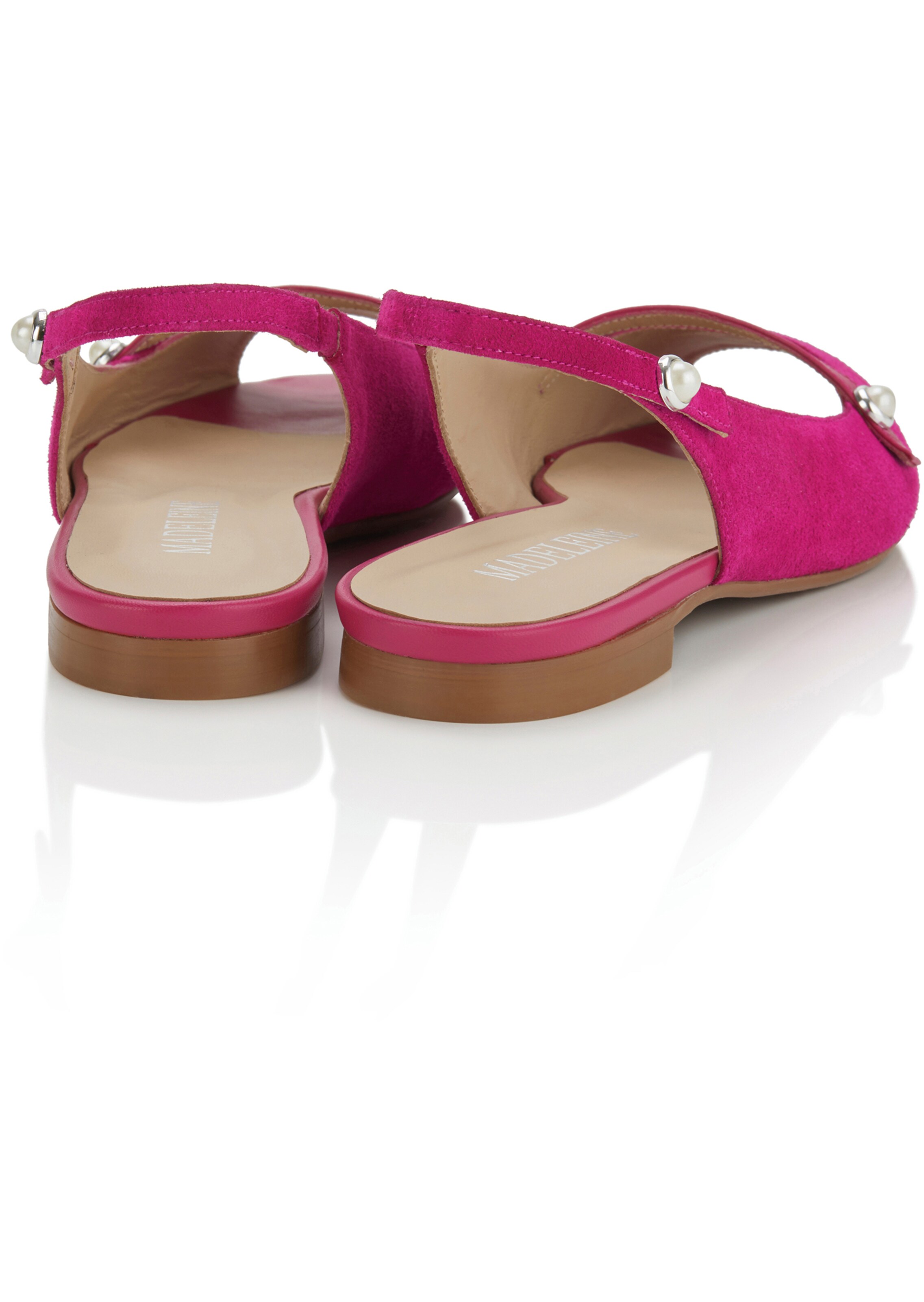 Slingback ballet flats in raspberry | MADELEINE Fashion